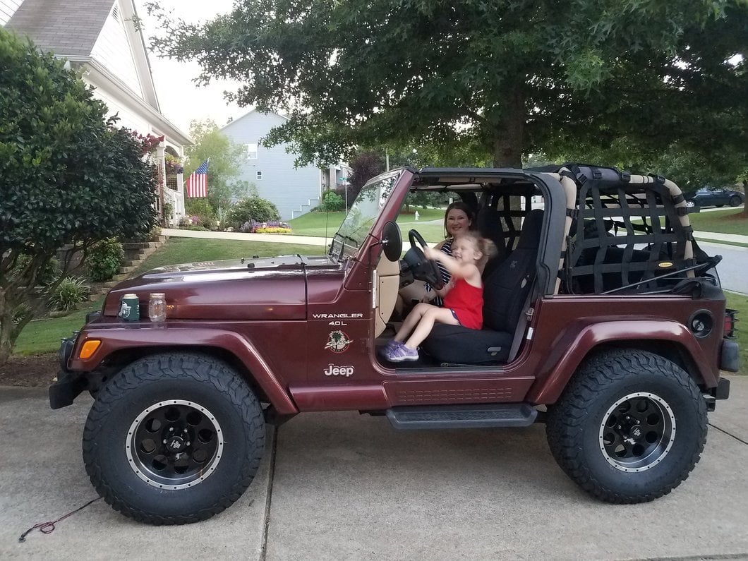 Mammoth 8 Simulated Beadlock Style Black Wheel; 16x8; 0mm Offset (97-06 ...