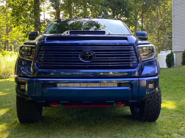 2022 Toyota Tundra Lifted Blue